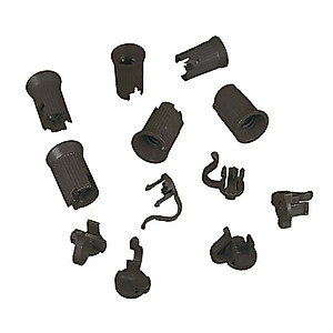 Novelty Lights 50 Pack C7 Replacement Sockets, Black, SPT-1