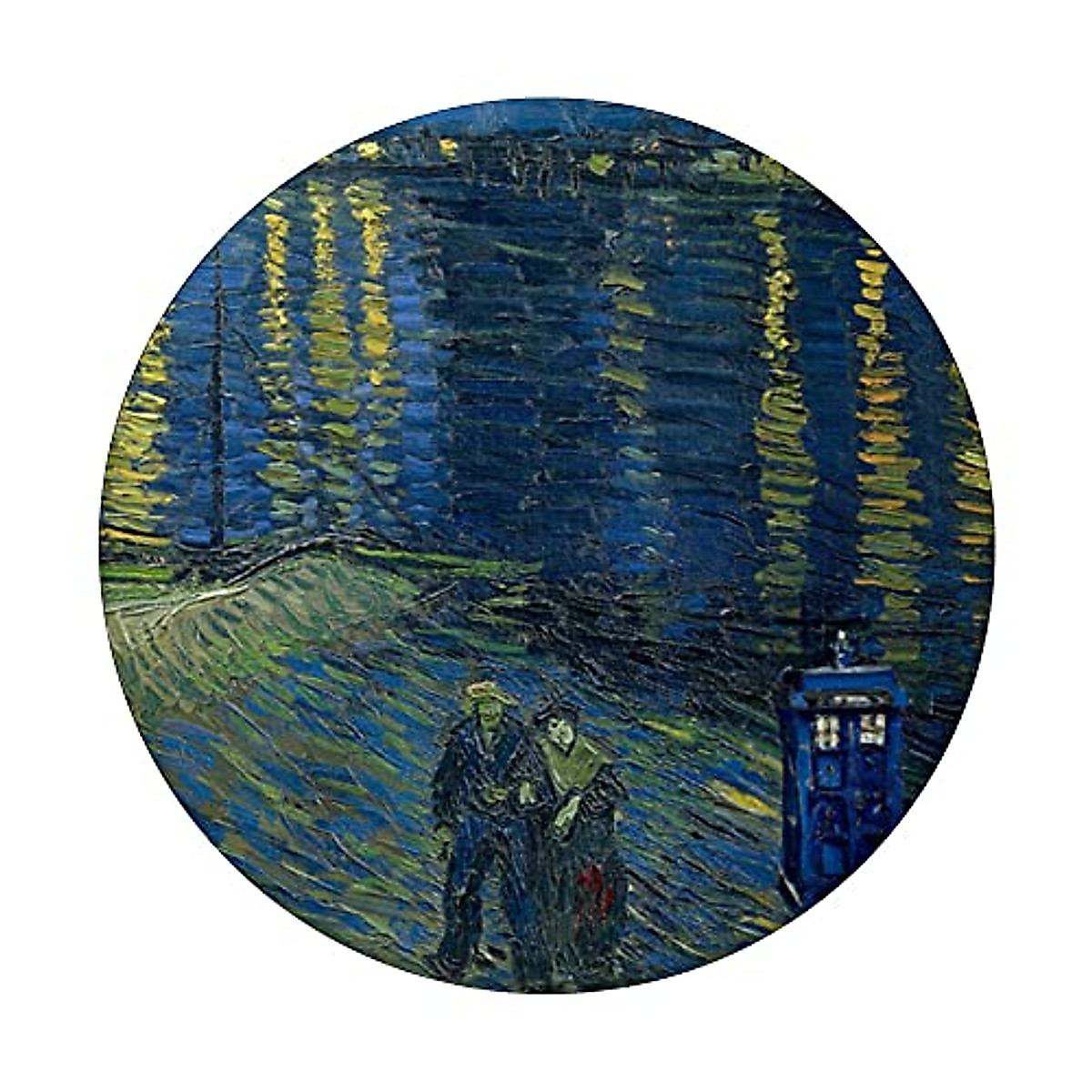 Starry Night Over the Rhone Doctor Visit PopSockets Swappable PopGrip