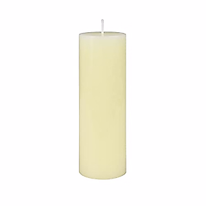 Zest Candle Pillar Candle, 2 by 6-Inch, Pale Ivory
