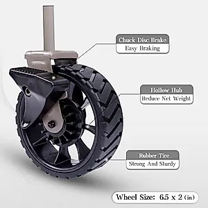 Folding Collapsible Wagon +Folding Stools*2, Utility Camping Park Wagon Cart with Aluminum Table Plate, Utility Camping Park Wagon Cart with Aluminum Table Plate
