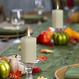 Bolsius Rustic Set of 6 Pillar Candles 2.75X 5 Inch Ivory - Romantic Unscented Dripless Dinner Decoration Table Candles Modern Look Great for Wedding, Home Décor, Bath, Gifts, (130x68mm)