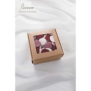 Floroom 300pcs Silk Rose Petals Burgundy Maroon Flower Petals for Wedding Flower Girl Basket Aisle Scatter Dinner Table Centerpieces Party Confetti Bridal Shower Romantic Night Decoration