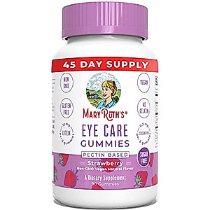 Adult Multivitamin Multimineral Gummies & Eye Care Gummy Vitamins Bundle by MaryRuth's | Vitamin C, Vitamin D and E | B Vitamins | Biotin | Zinc | Supplements for Eye Health, Vegan, Non-GMO