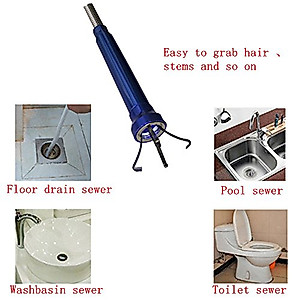 Grabber Tool Grab Reach Tool 360 degree flexible gripper tool Four-claw magnetic pick-up tool with LED light, flexible waste picking tool (01-Picker)