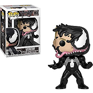 Marvel POP Venom - Venomized Eddie Brock Funko Pop! Vinyl Figure (Bundled with Compatible Pop Box Protector Case), Multicolor, 3.75 inches