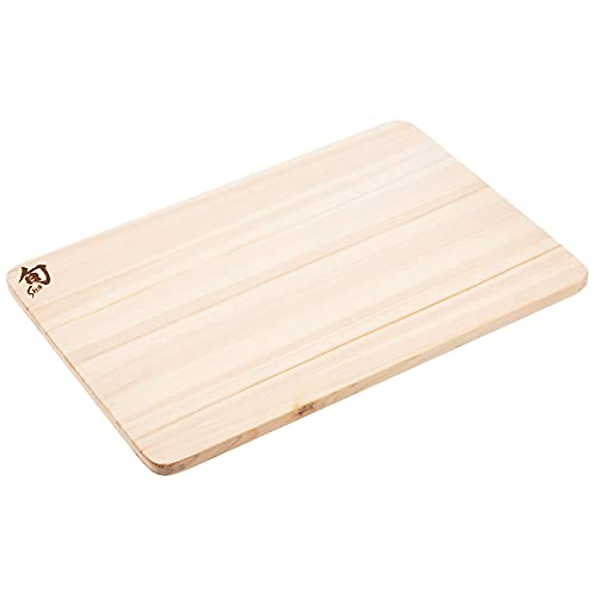 Shun Cutlery Large Hinoki Cutting Board, 17.75" x 11.75" Large Wood Cutting Board, Medium-Soft Wood Preserves Knife Edges & Cutlery Medium Hinoki Cutting Board
