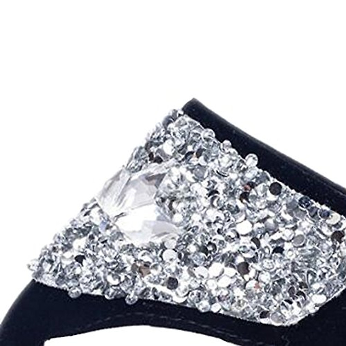 COVOYYAR Women's Summer Beach Casual Thong Shoes Platform Sandals Flip Flops (7.5, Black)