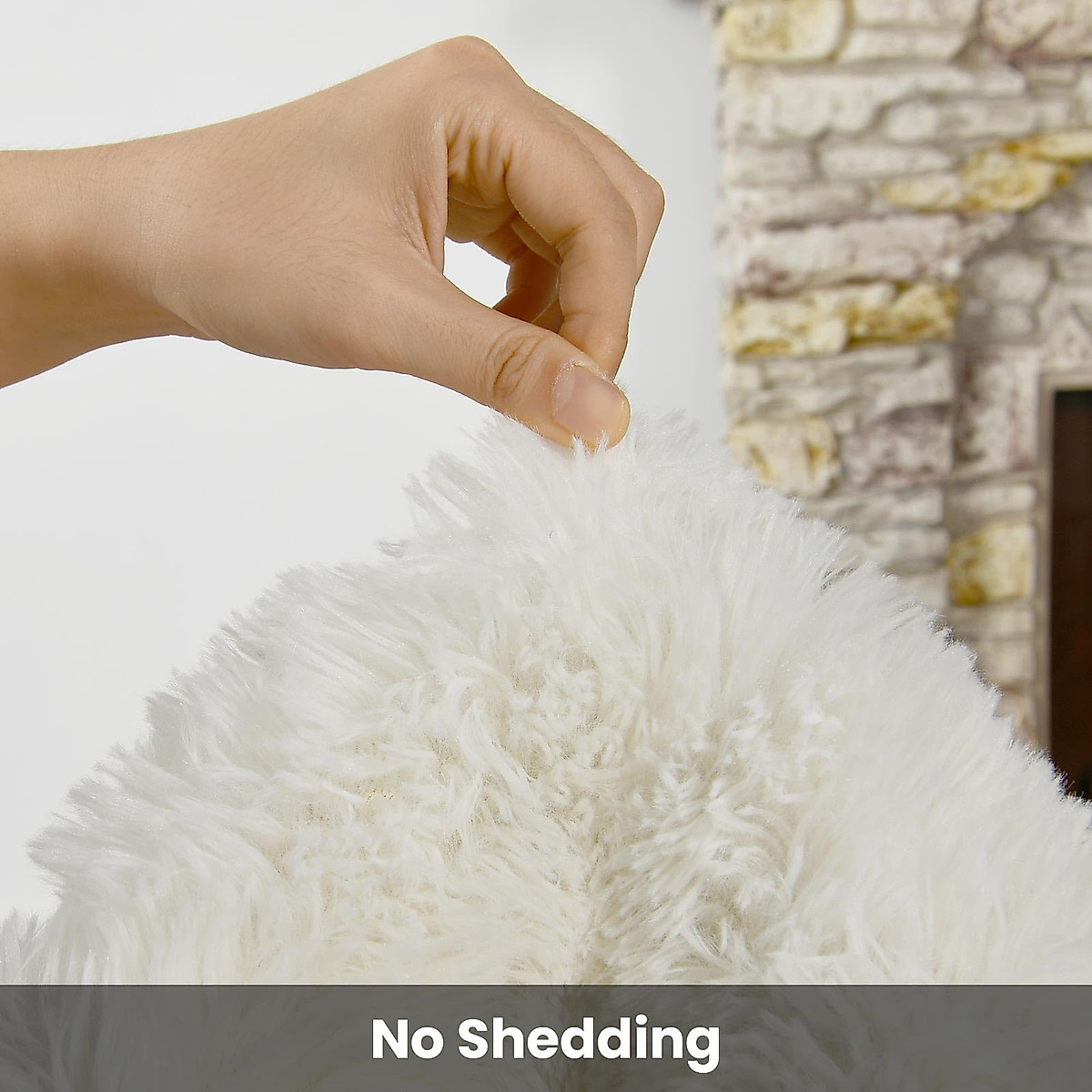 Terrug Fluffy Large Area Rugs for Living Room Bedroom, Cream 6x9 Rug Washable Shag Carpet, Super Soft Fuzzy Plush Non-Slip Cute Modern Kids Rug for Nursery College Dorm Classroom Kids Room Home Decor