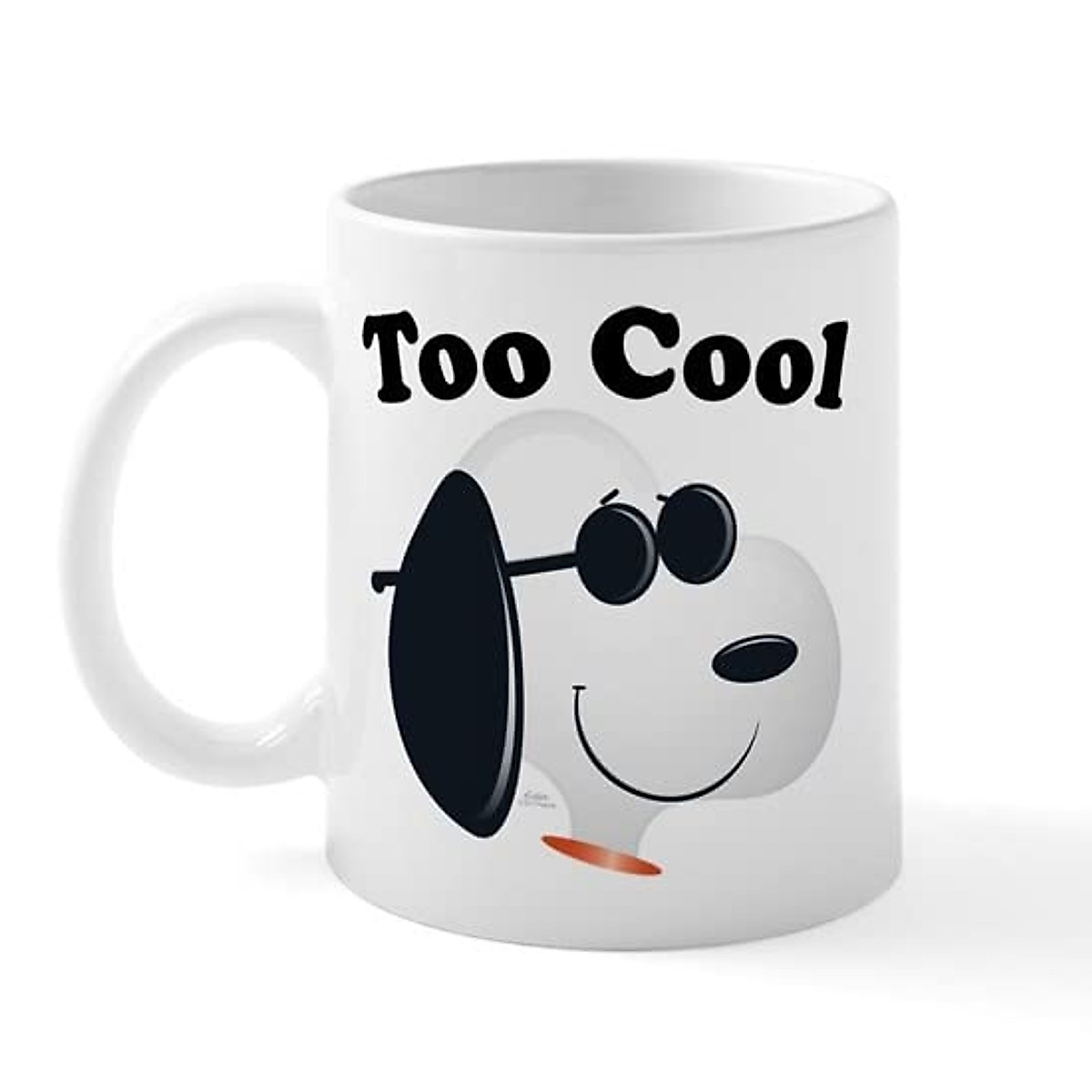 CafePress Peanuts Emoji Snoopy Cool Ceramic Coffee Mug, Tea Cup 11 oz