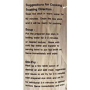 Three Ladies Brand Rice Stick Noodle - 14 Oz. (Pack of 3 Bags)