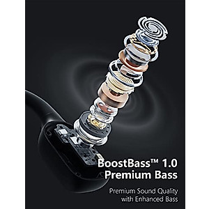 klatre Bone Conduction Headphones【2023 Version】, LS1 Open-Ear Headphones Bluetooth 5.2 Wireless for Cycling/Workout/Running, Deep Bass, Water Resistant Headset with Dual Mics - Rock