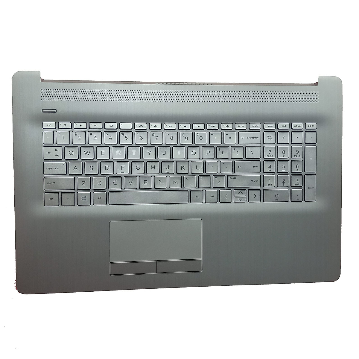 F-HONG ELECTRONIC Replacement for HP 17t-by 17z-ca 17-by 17-ca Laptop Upper Case Palmrest Keyboard Touchpad Assembly Part with ODD L92785-001 Top Cover Sliver 2020 Year, Silver, 17.3 inch