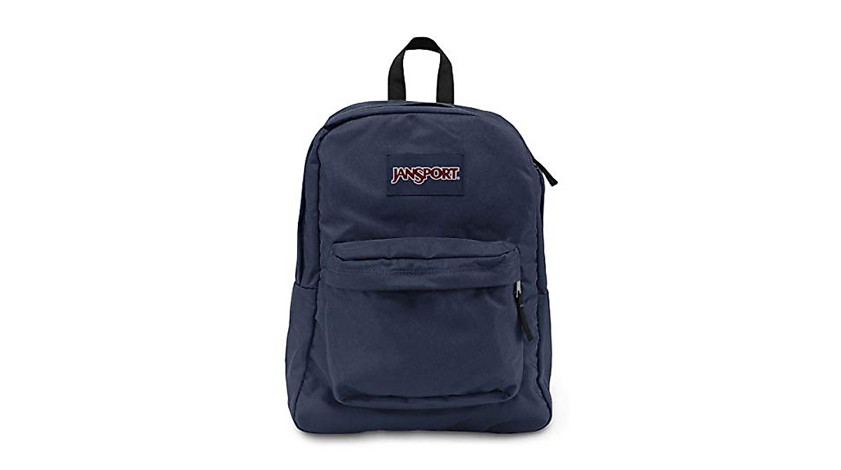 Shop JanSport Superbreak Backpack in Navy Blue