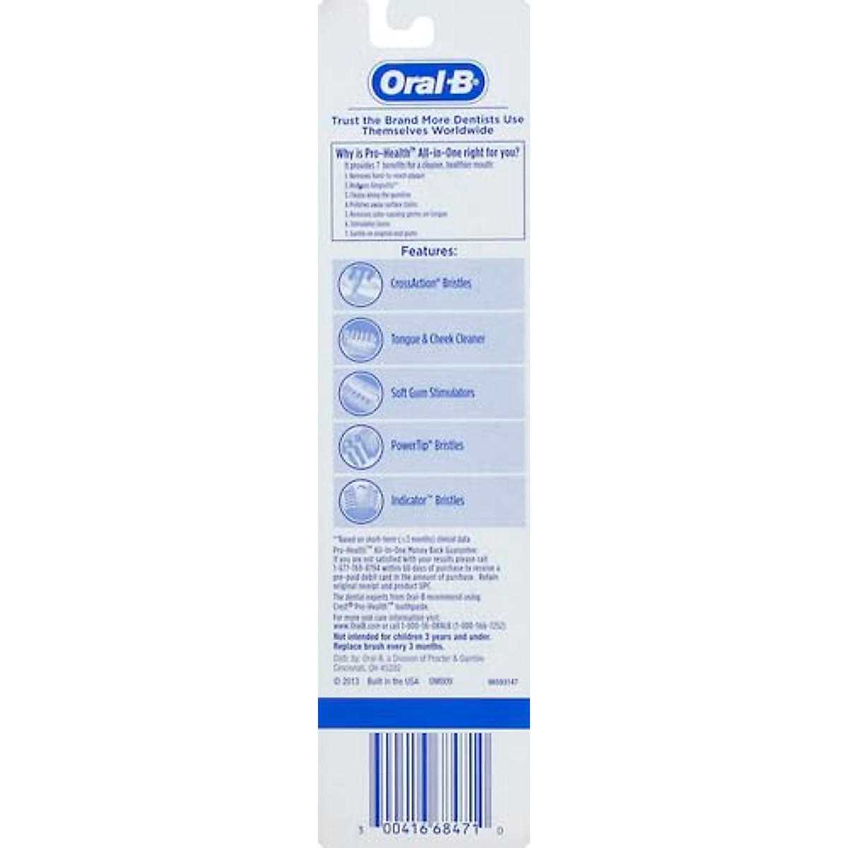Oral-B Pro-Health All-In-One 40 Medium Toothbrush Twin Pack, 2 Count