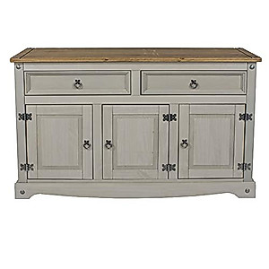 Wood Buffet Sideboard Corona Gray | Furniture Dash