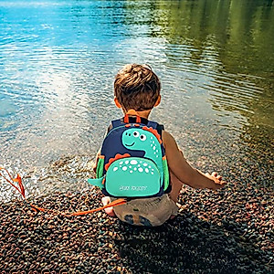 SUN EIGHT Toddler Backpack for Girls with Anti-Lost Harness 3D Cartoon Dinosaur Kids Backpack School Bag for Baby Backpack Boy Girl 1-5 Years Boy Toddler Bag(Dinosaur)