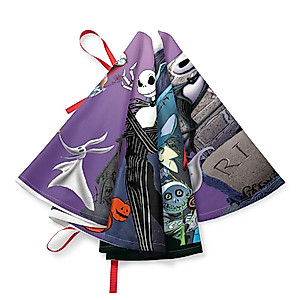 Sarvakua Halloween Tree Skirt 36 Inch Jack Skulls for Holiday Halloween Christmas Home Party Decor