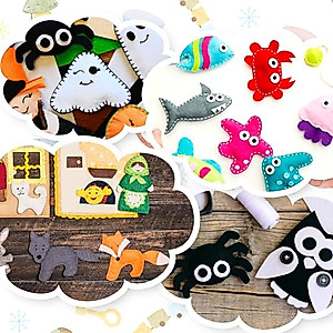 10Pcs Felt Fabric Sheets for Craft White Thick Stiff 12 x 12 inches White Felt Fabric Sheet Thickness 1mm Rectangles DIY Sewing Manual Materials Patchwork Wrapping Arts Crafts Christmas Costumes