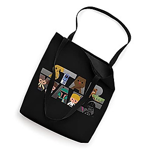 Star Wars Logo Kawaii Multi-Character Cute Tote Bag