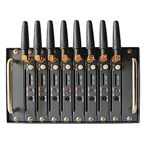 OSTENT Quad-Band GSM GPRS Modem Pool with Wavecom Q24PLUS Module 8 Ports USB Interface Emulated COM/RS232 at Commands SMS MMS TCP/IP US Plug Power Adapter