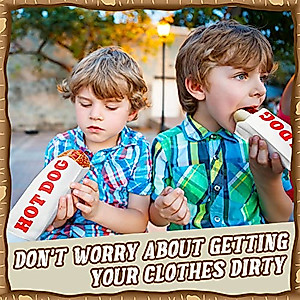 Foil Hot Dog Sleeves Hot Dog Serving Bag to Keep Warm and Fresh in Aluminum Wrap Disposable Bags for Snack Bars, Food Trucks, Take Out, Concession Stands(300 Pcs)