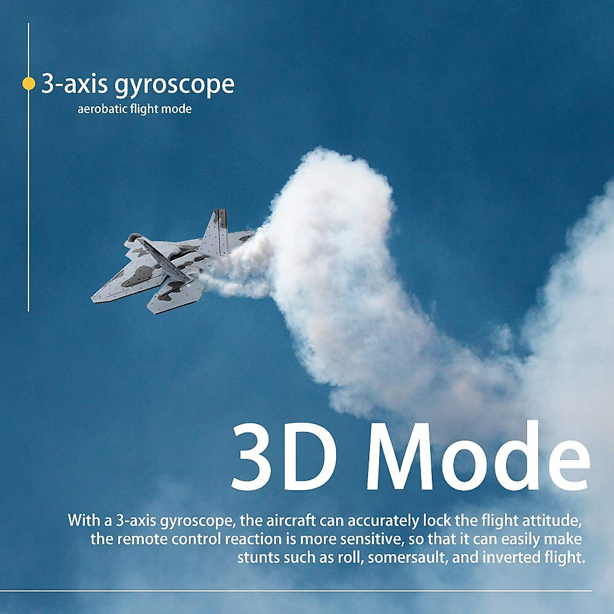 GoolRC WLtoys XKS A180 RC Airplane, 2.4Ghz 2 Channel Remote Control Plane with 6 Axis Gyro System, Adjustable Rudder, Brushless Motor and 1 Batteries, Easy to Fly RTF Foam RC Aircraft for Adults