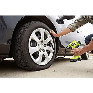 Ryobi P737D 18-Volt ONE+ Cordless High Pressure Inflator with Digital Gauge & 4.0 Ah 18-Volt Lithium-Ion High Capacity Battery (Bulk Packaged)