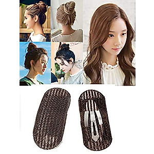 3 Pairs Back Bump It Up Hair Clip Do Beehive Hair Styler Charming Fringe Hairpin Volume Inserts Hair Accessories Tool(Thin Breathable)