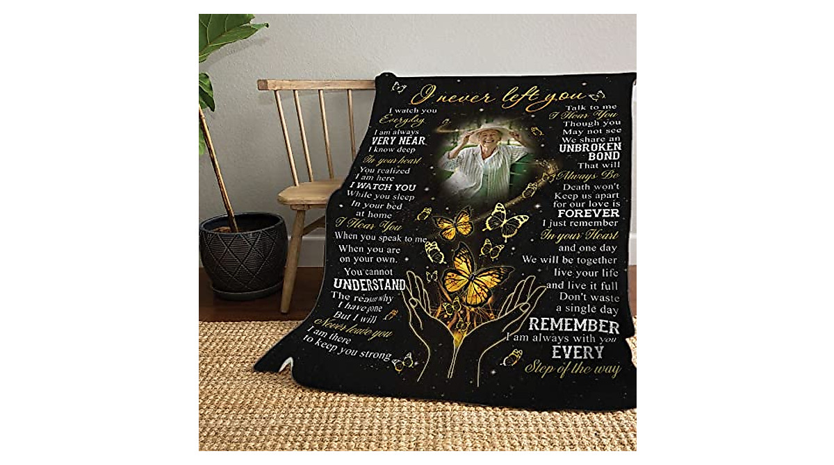 MUCHNEE Personalized Cardinals Memorial Throw Blanket