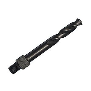 6 Pcs, #21 Cobalt Black Oxide Long Threaded Shank Drill Bit, Tsd21L, Number Of Flutes: 2; Cutting Direction: Right Hand, Overall Length: 2-1/8" Shank Size: 1/4"-28