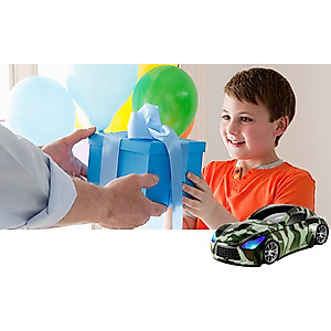 EALEK Wireless Mouse, Car Shape Mouse 2.4GHz USB, Cute Wireless Mouse 1600DPI, Ergonomic Mouse for Kids and Adult (Green Camouflage)