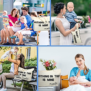 Sadnyy 3 Pcs Mommy Bag Christmas Gift for Mom Mommy Bags for Hospital Labor and Delivery New Mom Gifts for Hospital Beach(White)