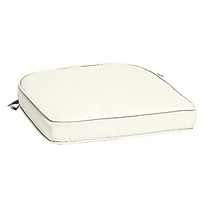 Arden Selections ProFoam Performance Outdoor Seat Cushion 18 x 18, Sand Cream