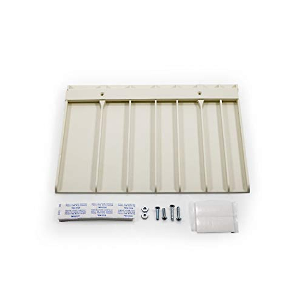 Camco Knife Safe - Securely Mounts on Wood or Metal Surfaces, Holds 7 Cooking and Carving Knives, Organize and Store Knives While Creating Space - (9" x 11") Beige (43583)