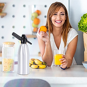 Soda Water Maker, Sparkling Water Maker, Seltzer Water Maker, Soda Siphon Bottle, Soda Machines For Home Kitchen Bar Party, For Making Carbonating Beverages