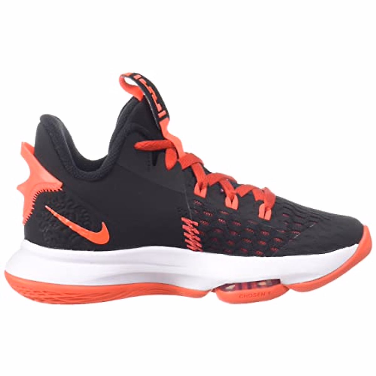Nike Lebron Witness V Mens Basketball Trainers CQ9380 Sneakers Shoes (UK 10.5 US 11.5 EU 45.5, Black Bright Crimson 005)
