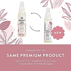 The Honest Company Conditioning Hair Detangler | Leave-in Conditioner + Fortifying Spray | Tear-free, Cruelty-Free, Hypoallergenic | Almond Nourishing, 4 fl oz