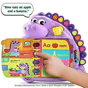 LeapFrog Dino's Delightful Day Alphabet Book, Purple