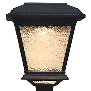 Hampton Bay Solar 0.2-Watt Black Outdoor Landscape LED Path Light (6-Pack)