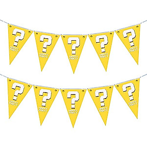 Mario Party Decorations Banner Mario Theme Birthday Party Supplies for Kids Birthday Party Decorations Supplies