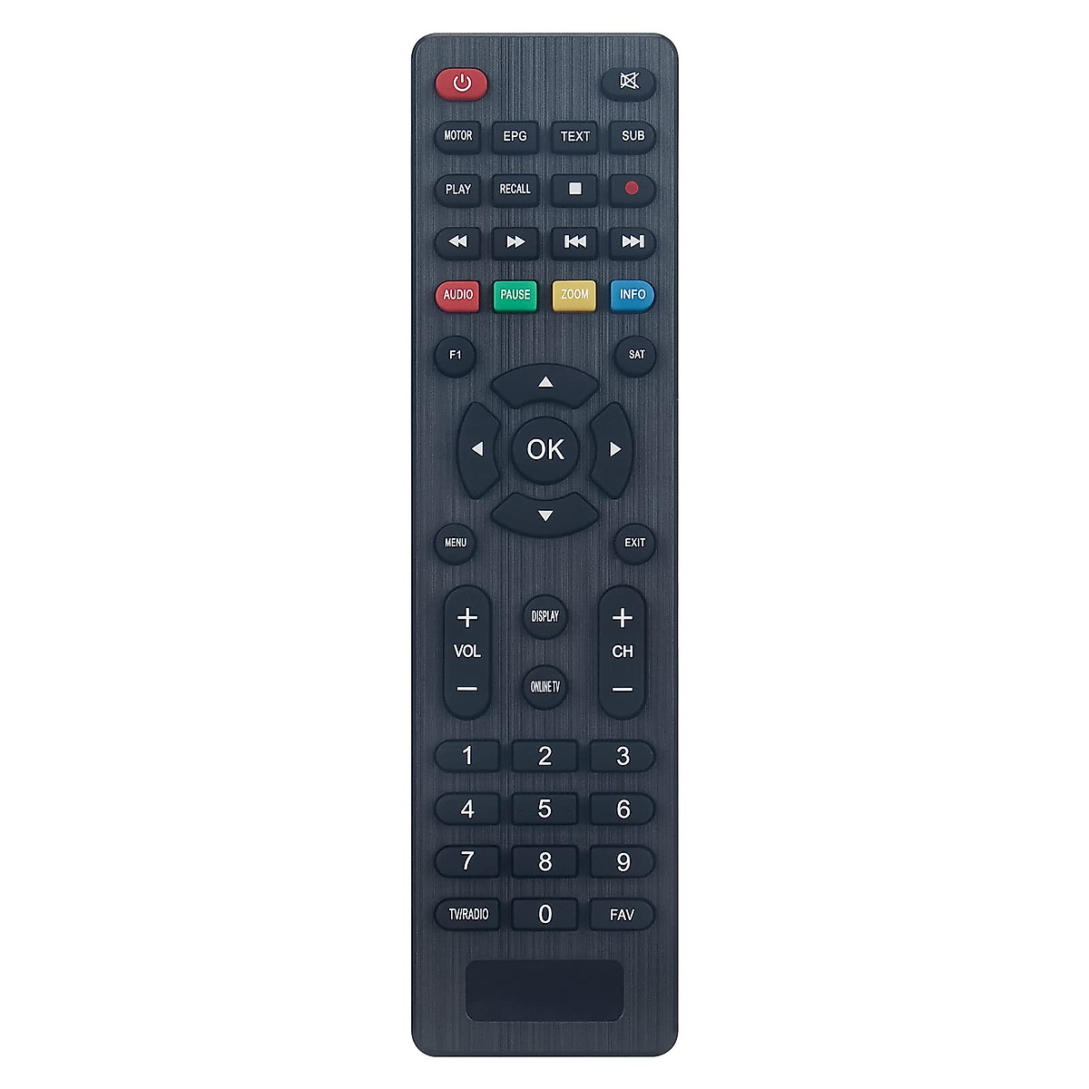 Beyution Replace Remote Control Fit for A9700 Plus, 6500 A1600 Plus A8000, A8500,A9000 Plus,A9700,ZEED222,ZEED333,ZEED 4,ZEED 5,X2200, X25000, X50000, X60000 IPTV Set Top Box TV Receiver