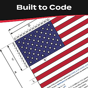 Stickios American Flag Decal 5.8x3.1 inches - Made in The USA - Patriotic Vinyl Classic Flag Sticker for Cars, Trucks, Windows, Vehicles - Let Freedom Ring!