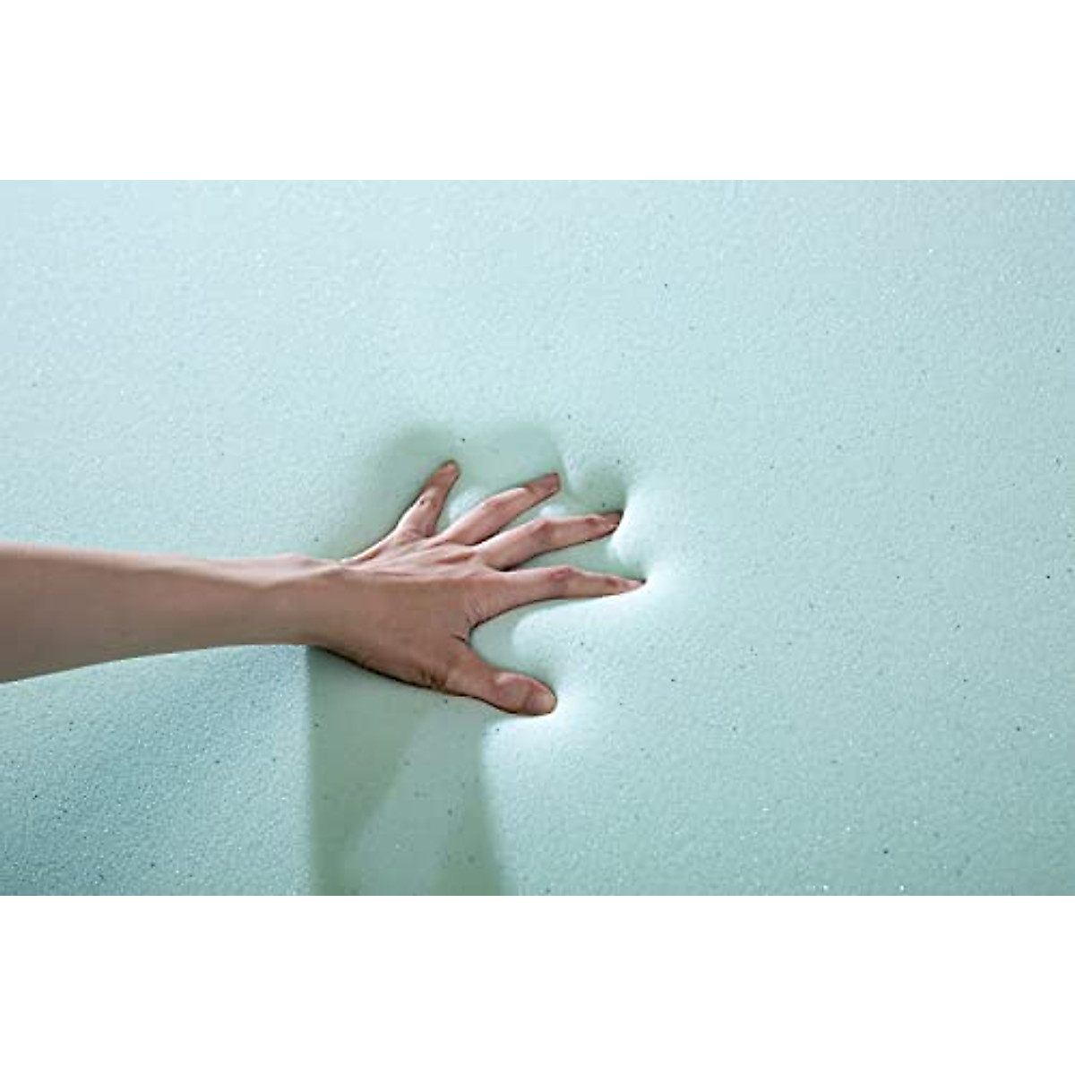 UMATRU 8 Inch Green Tea Infused Memory Foam, Memory Foam Mattress in a Box with Graphene Technology Cover for a Cool Sleep & Pressure Relief, CertiPUR-US Certified (Twin)