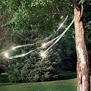 EONBES 2 * 360ft Bird Scare Tape Flash Ribbon Holographic Reflective Outdoor Mylar Ribbon - Keep Birds Away from House and Garden