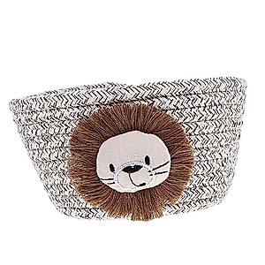 STOBAZA Basket Woven Baby Basket Baby Baskets for Storage Nursery Baskets Storage Desktop Basket Small Storage Basket To Weave Woven Basket Small Basket Storage Box Fabric Baskets