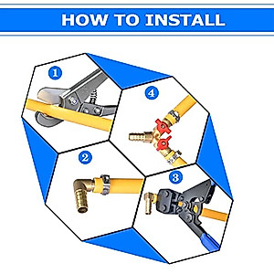 JWGJW PEX CINCH TOOL PEX CINCH CLAMP FASTENING TOOL FROM 3/8"TO1",PEX CINCH CRIMPING TOOL CRIMPER (001)