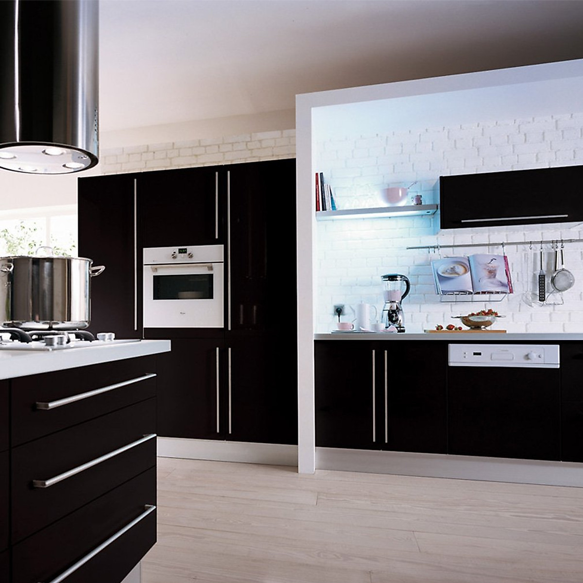 Oxdigi White Contact Paper Decorative for Cabinets Countertops Kitchen Shelves Liner Glossy Glitter Self Adhesive Film Peel and Stick Waterproof Removable Wallpaper