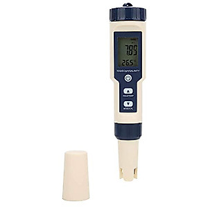 5 in 1 Portable Digital Water Quality Tester Hydroponics Detector Multifunctional PH/Salinity/Temp/TDS/EC Meter