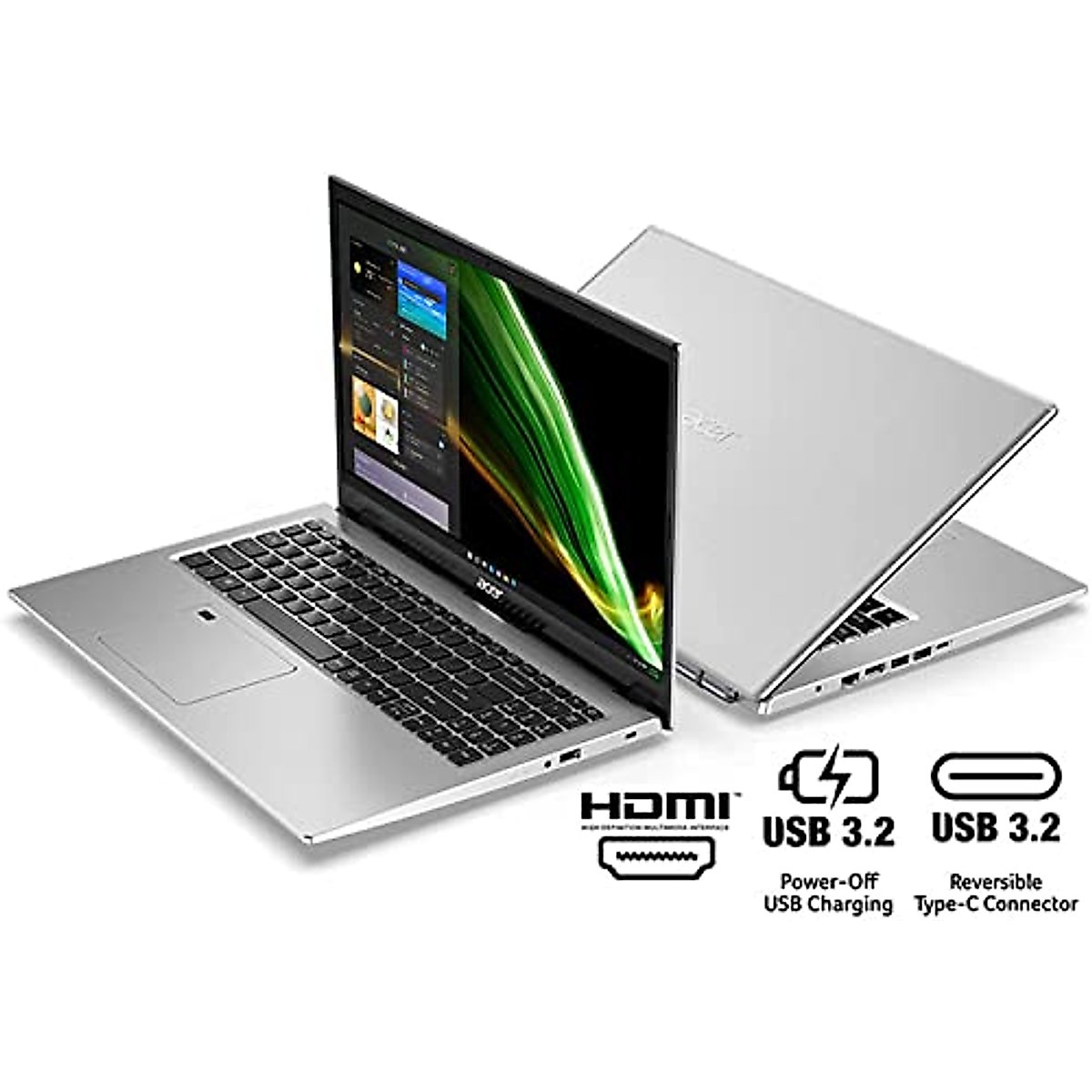 Acer Newest Aspire 5 15.6" FHD 1080P Laptop Computer, 11th Gen Intel Core i5-1135G7, 20GB DDR4 RAM 512GB SSD, Backlit KB Fingerprint Reader WiFi 6 Bluetooth HDMI Windows 11