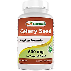 Best Naturals Celery Seed 600 Mg & Magnesium Chloride 520 mg